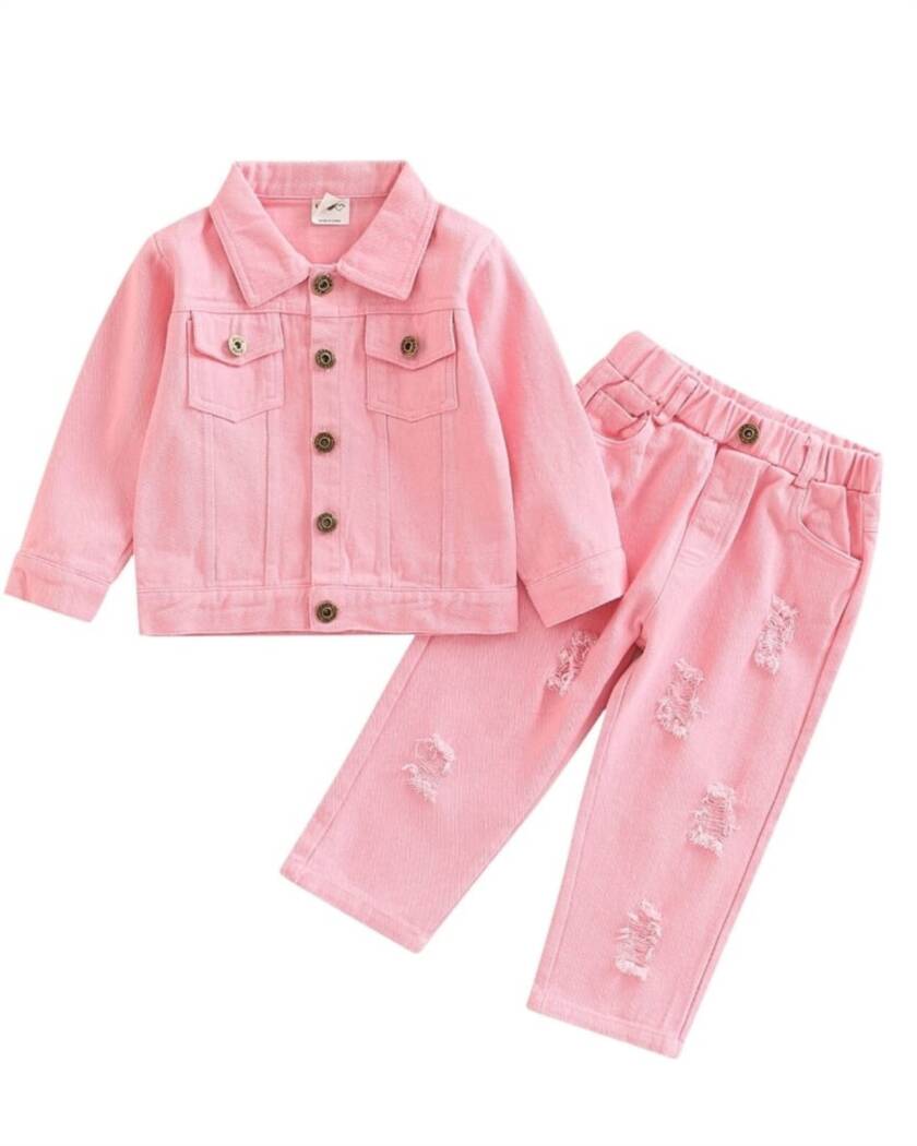 Trendy Candy Denim Set – St.Hannah Kids Clothing